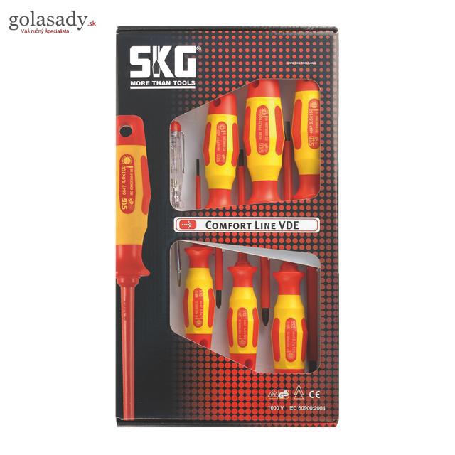 Sada skrutkovačov 7-dielna 1000V PL+PH SKG | Golasady.sk