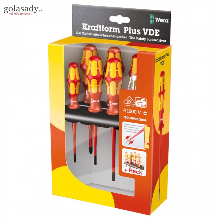 WERA Kraftform Plus PL+PH+PZ/S 1000V VDE 160iS/7 sada skrutkovačov | Golasady.sk